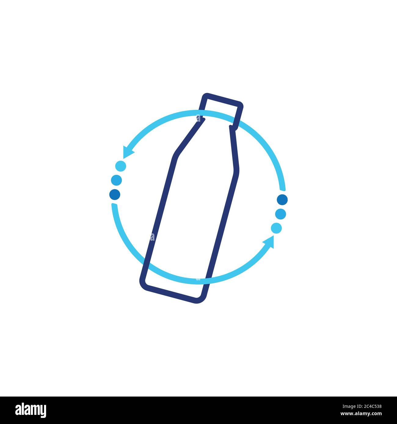 circle arrow bottle process design vector Stock Vector Image & Art - Alamy