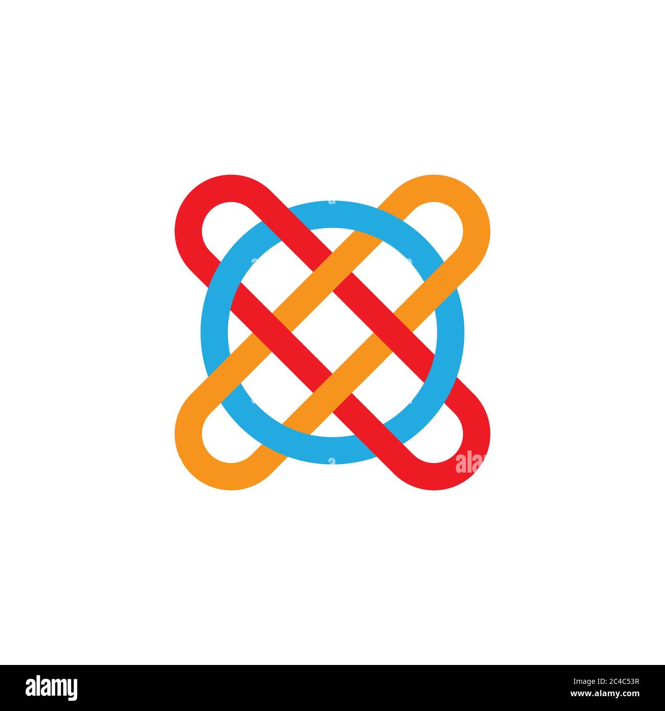 letter xo linked line art logo vector Stock Vector Image & Art - Alamy