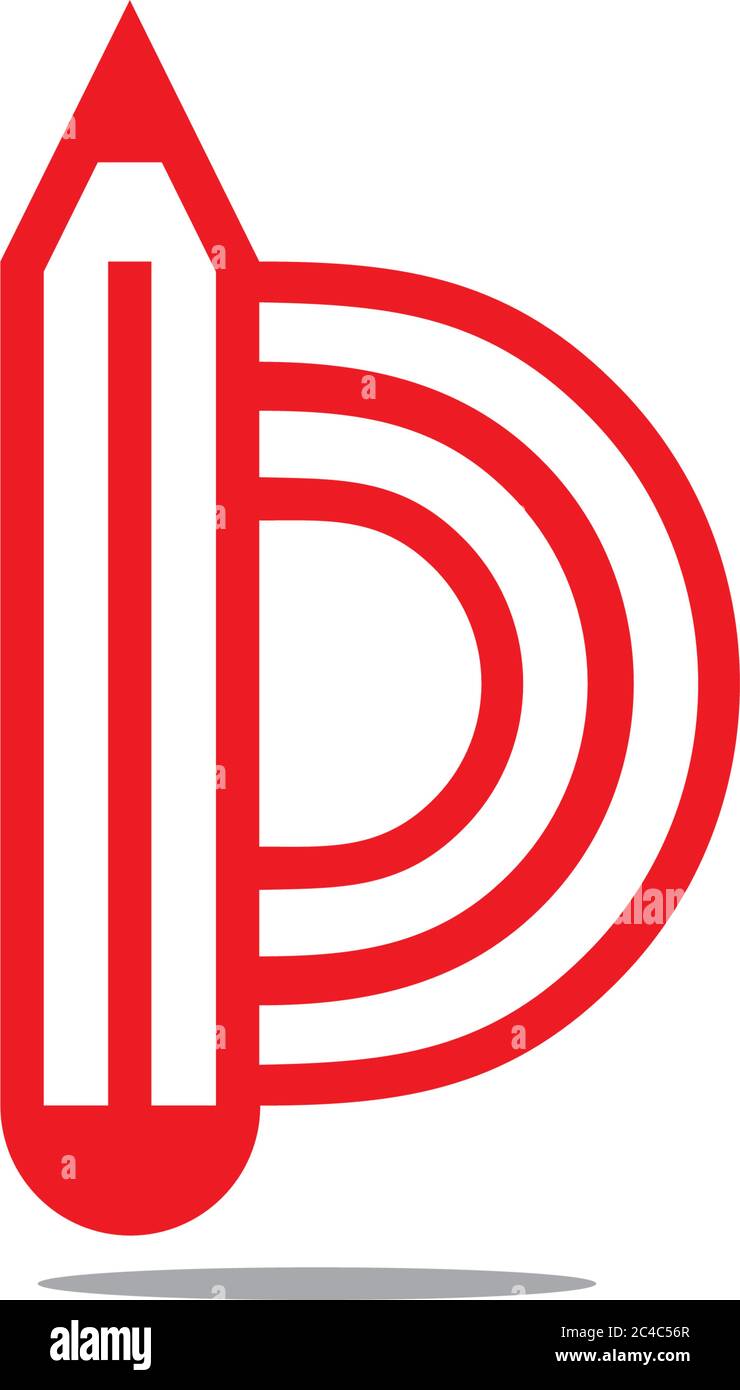 Nib letter logo design Stock Vector Images - Alamy