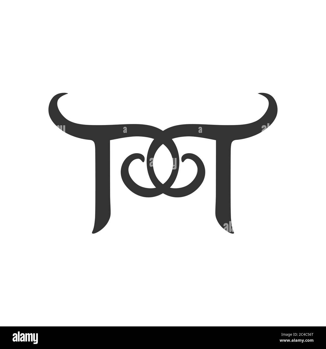 abstract lasian gate letter m curves logo vector Stock Vector Image ...
