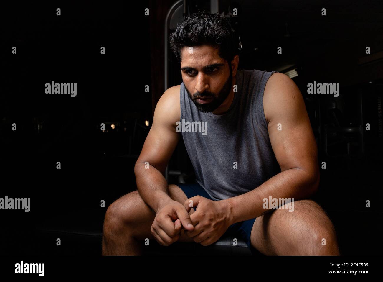 Indian bodybuilder hi-res stock photography and images - Alamy