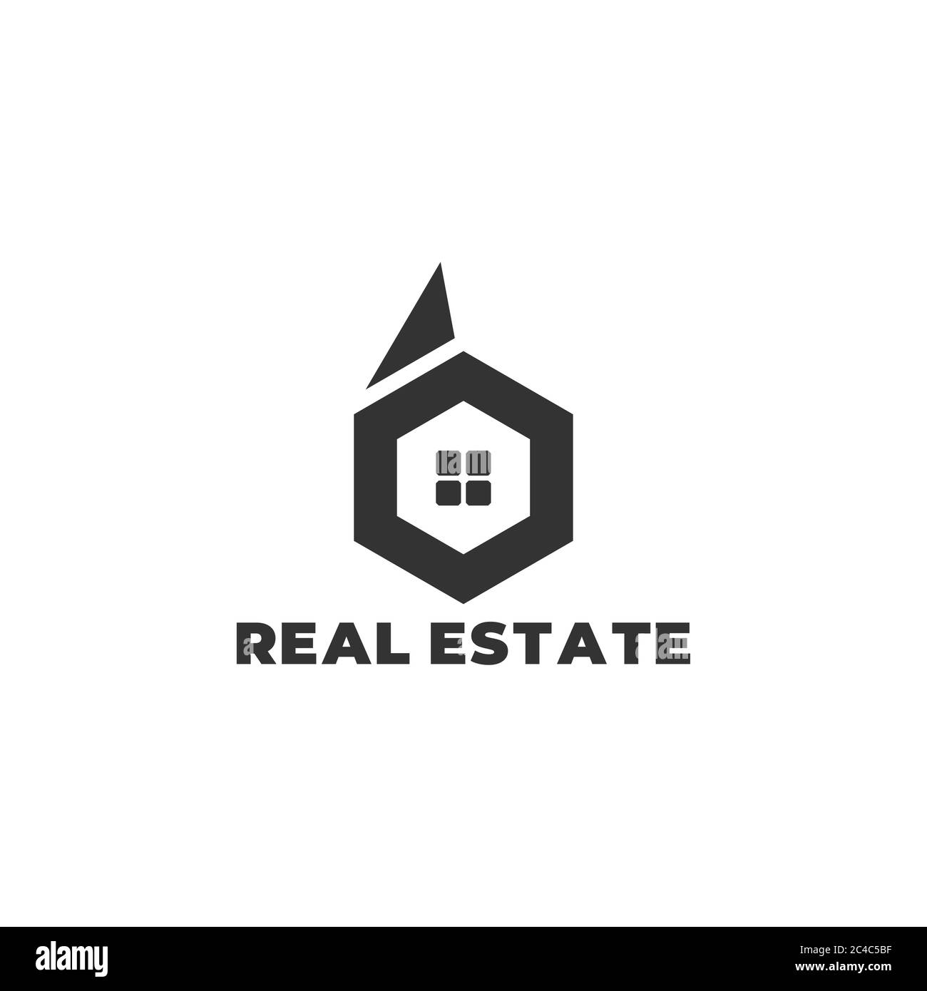 symbol vector of letter b house polygon hexagonal simple geometric ...