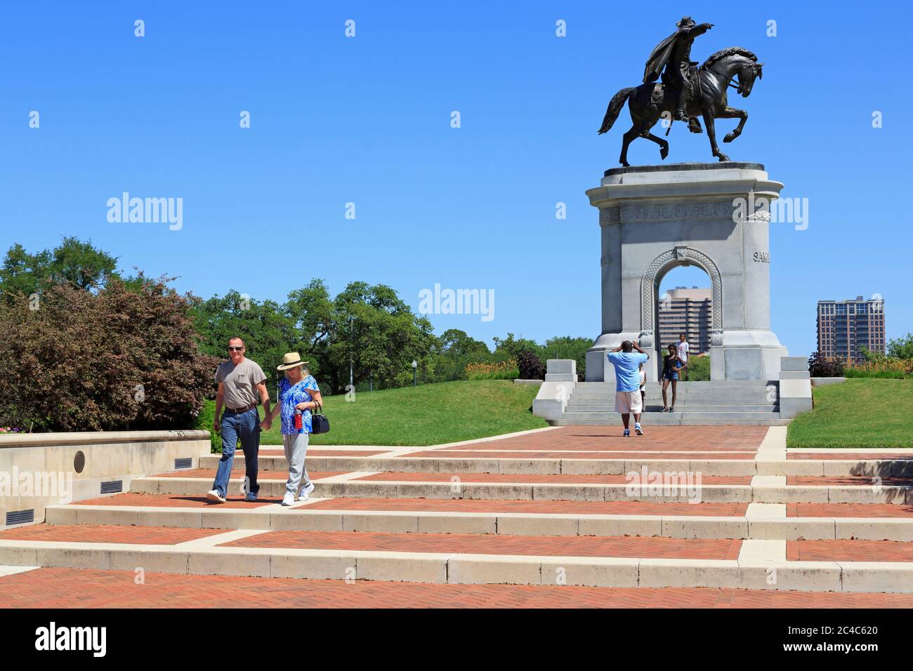 Sam Houston statue in Herman Park,Houston,Texas,USA Stock Photo - Alamy