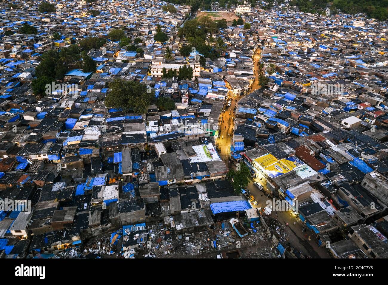 Aerial Mumbai Slums High Resolution Stock Photography and Images - Alamy