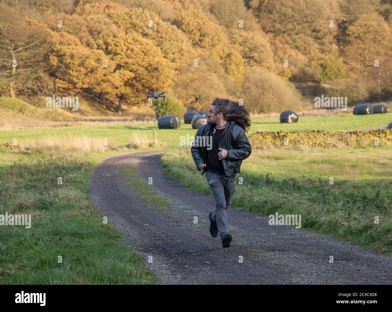 A modern take on Hitchcock's famous "North by Northwest" film still ...