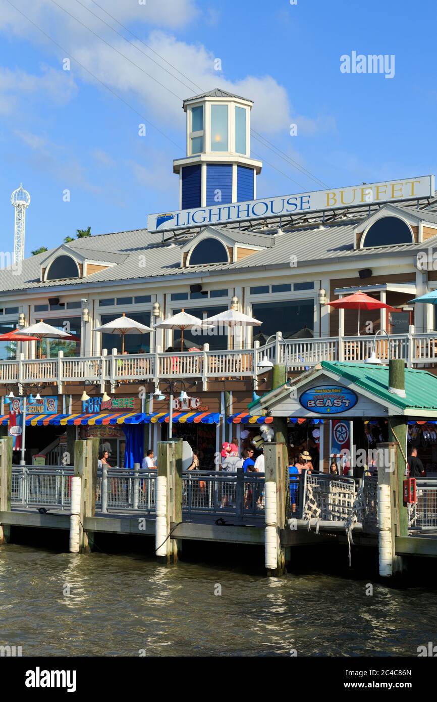 Kemah Boardwalk,Kemah, Greater Houston,Texas,USA Stock Photo - Alamy
