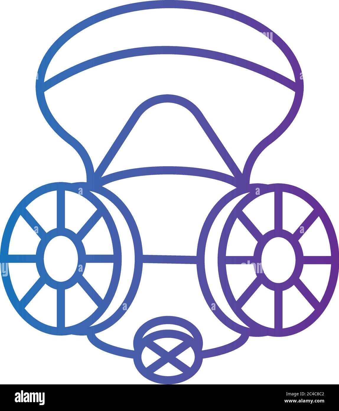 biosafety mask line style icon vector illustration design Stock Vector ...