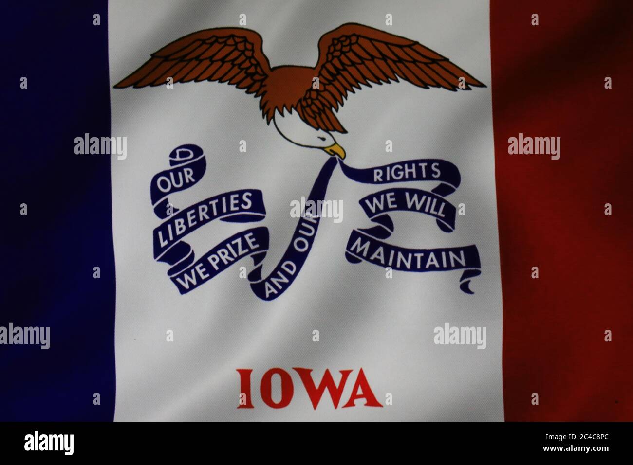 Iowa national flag hi-res stock photography and images - Alamy