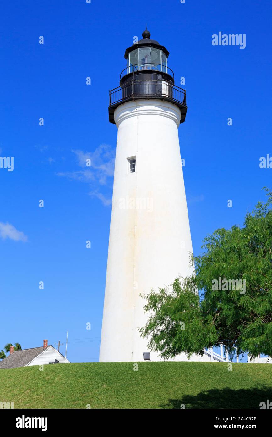 Port Isabel Lighthouse Museum, Port Isabel, Texas,USA Stock Photo - Alamy