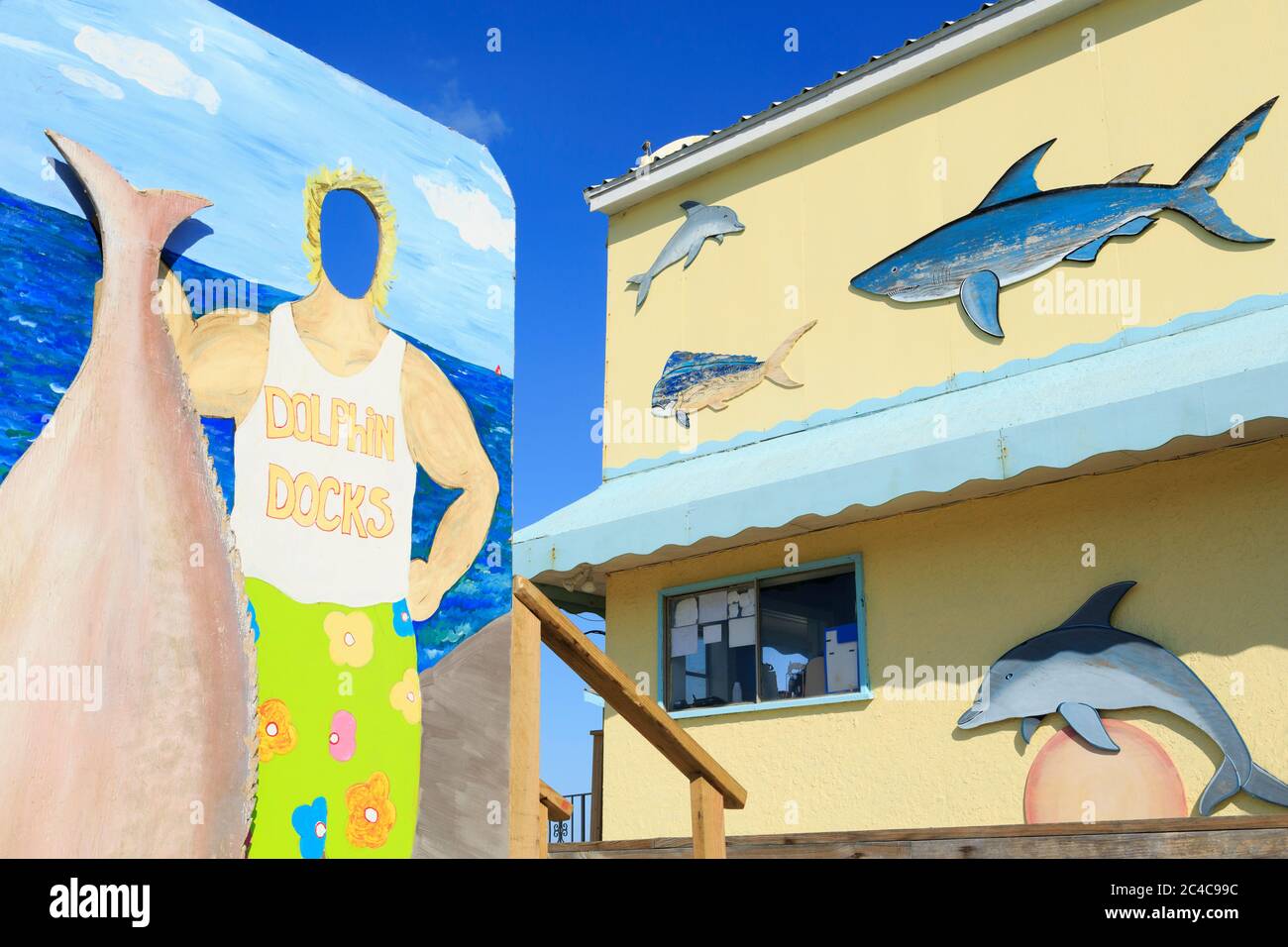 Dolphin Docks, Port Isabel,Texas,USA Stock Photo - Alamy