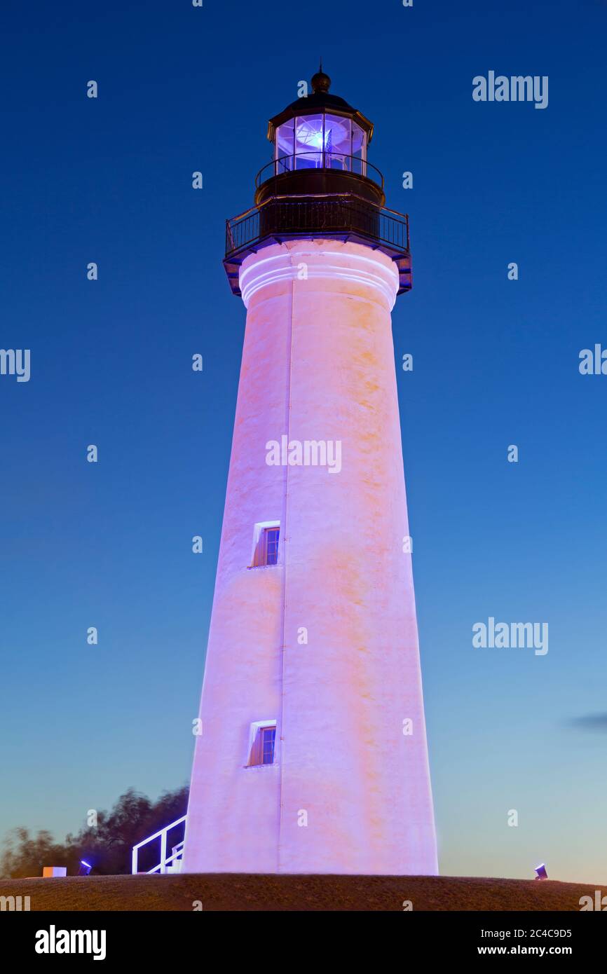 Port Isabel Lighthouse Museum, Port Isabel, Texas,USA Stock Photo - Alamy