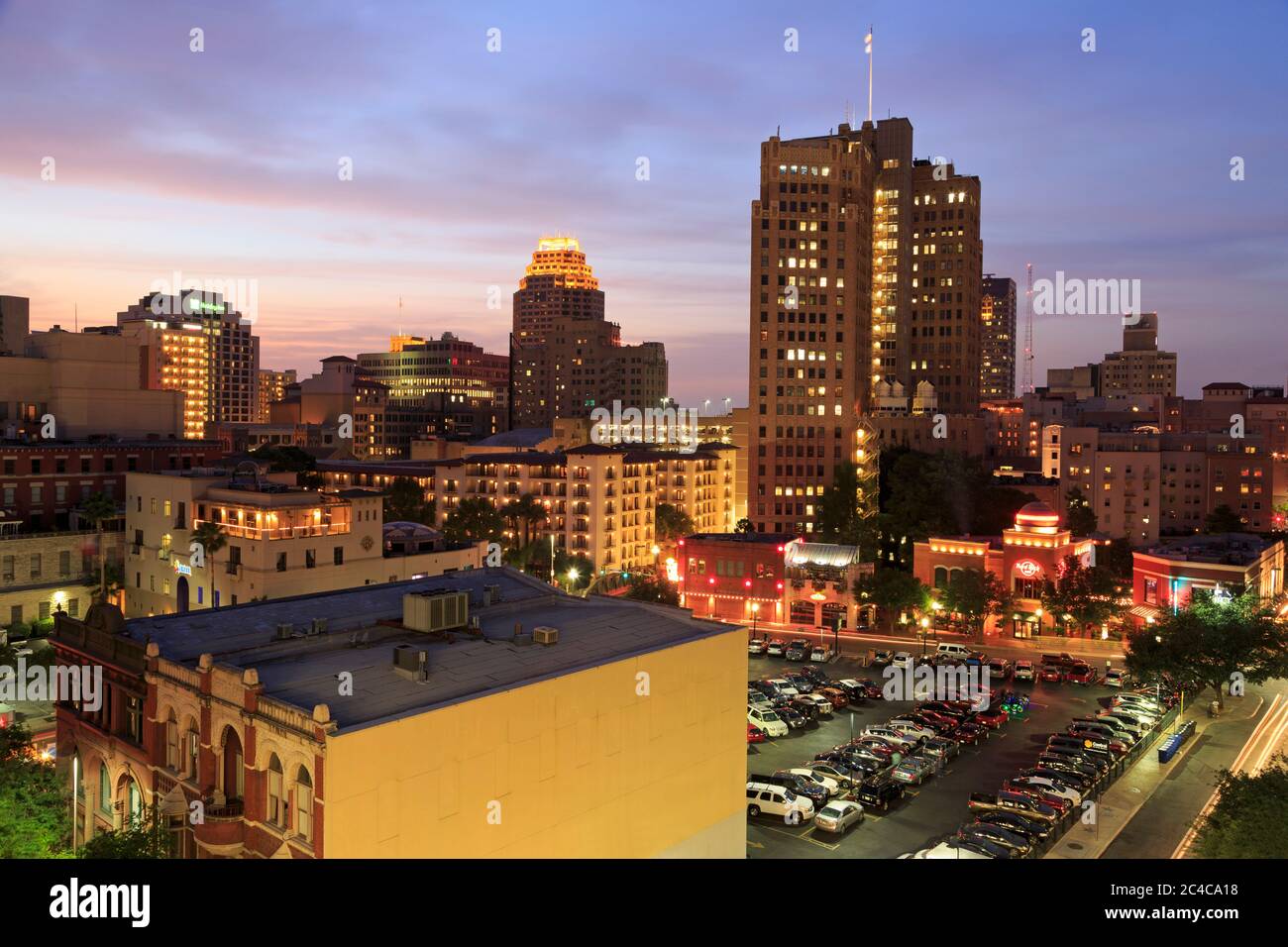 Downtown skyline,San Antonio,Texas,USA Stock Photo - Alamy