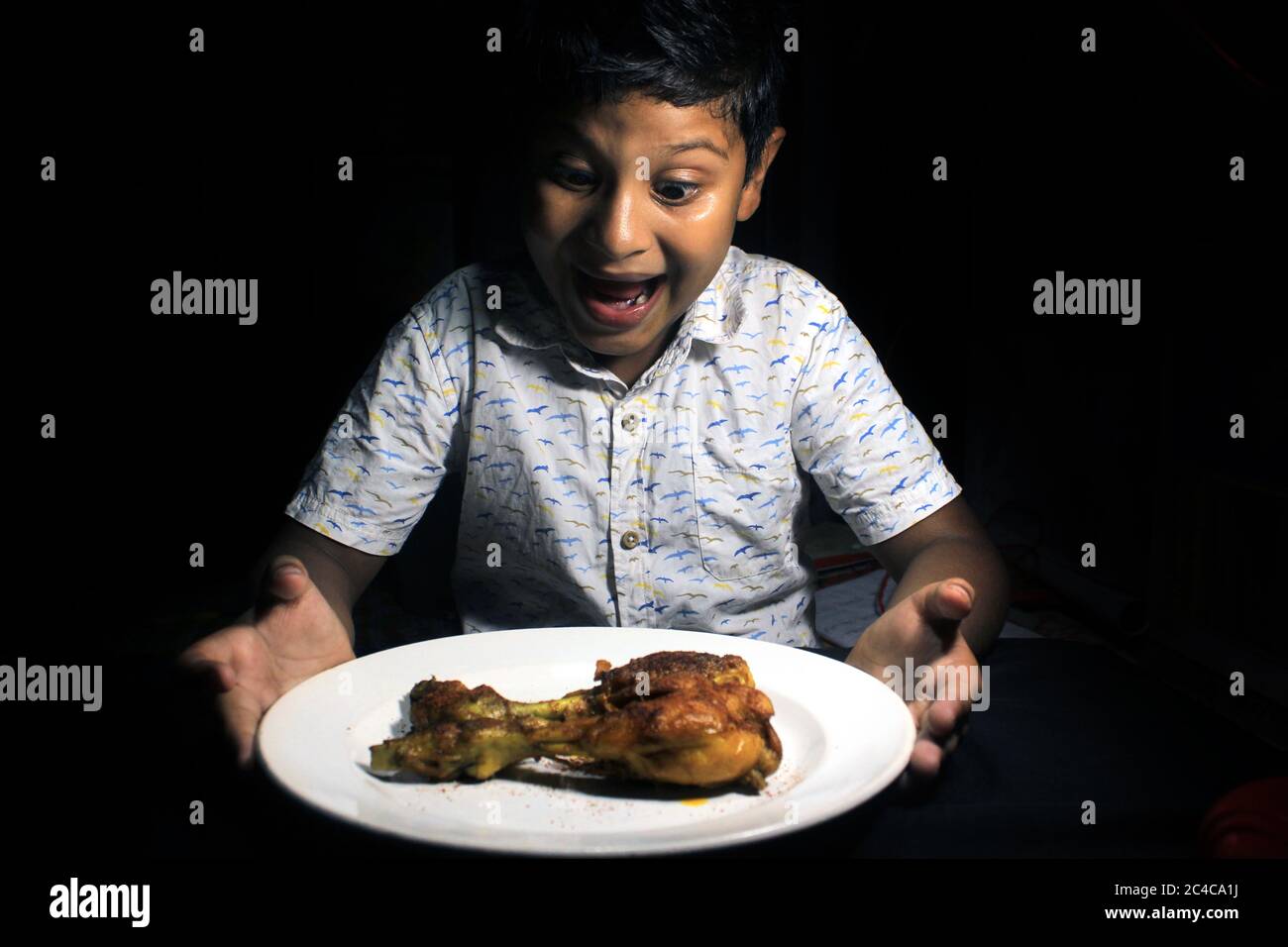 Greedy People With Food