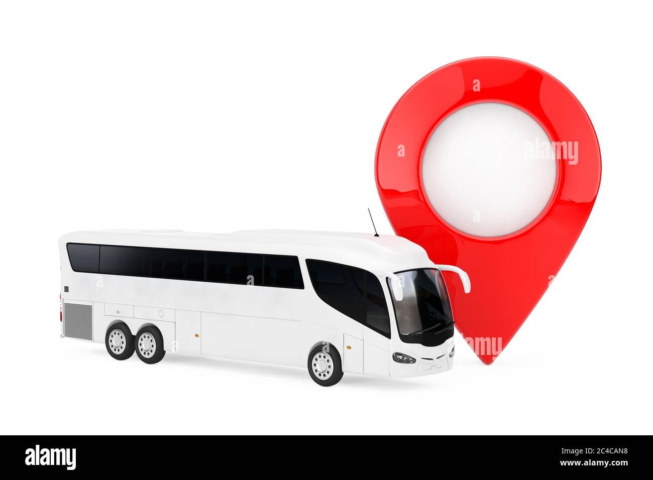 Map marker icon bus hi-res stock photography and images - Alamy