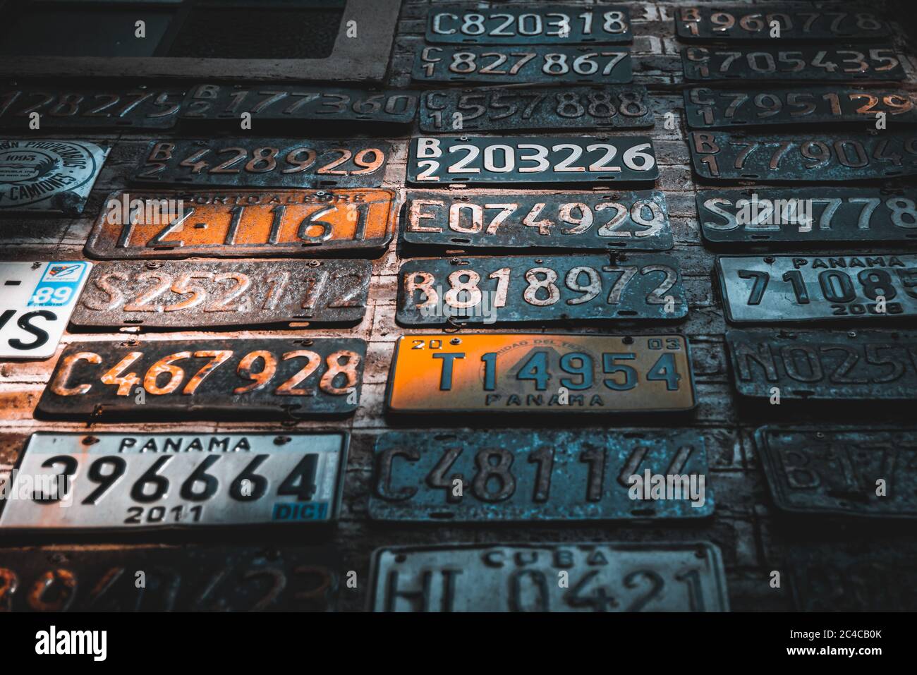 Number plate collage hi-res stock photography and images - Alamy