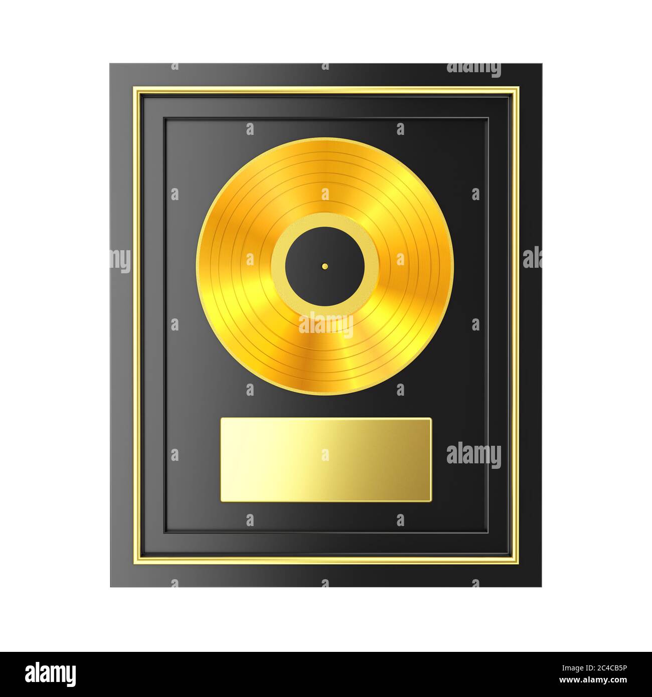 Gold record frame hi-res stock photography and images - Alamy