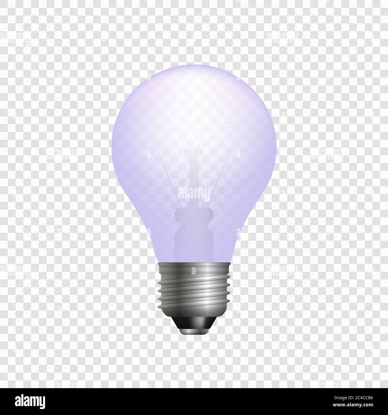 Realistic 3d light bulb. Vector lamp isolated Stock Vector Image & Art ...