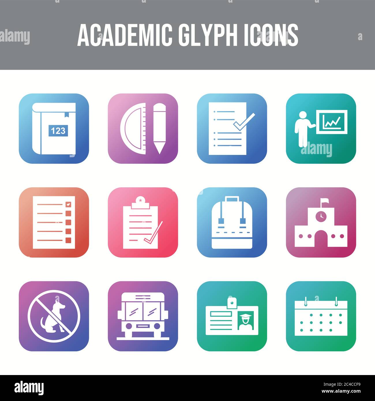Beautiful Academic vector icon set Stock Vector Image & Art - Alamy