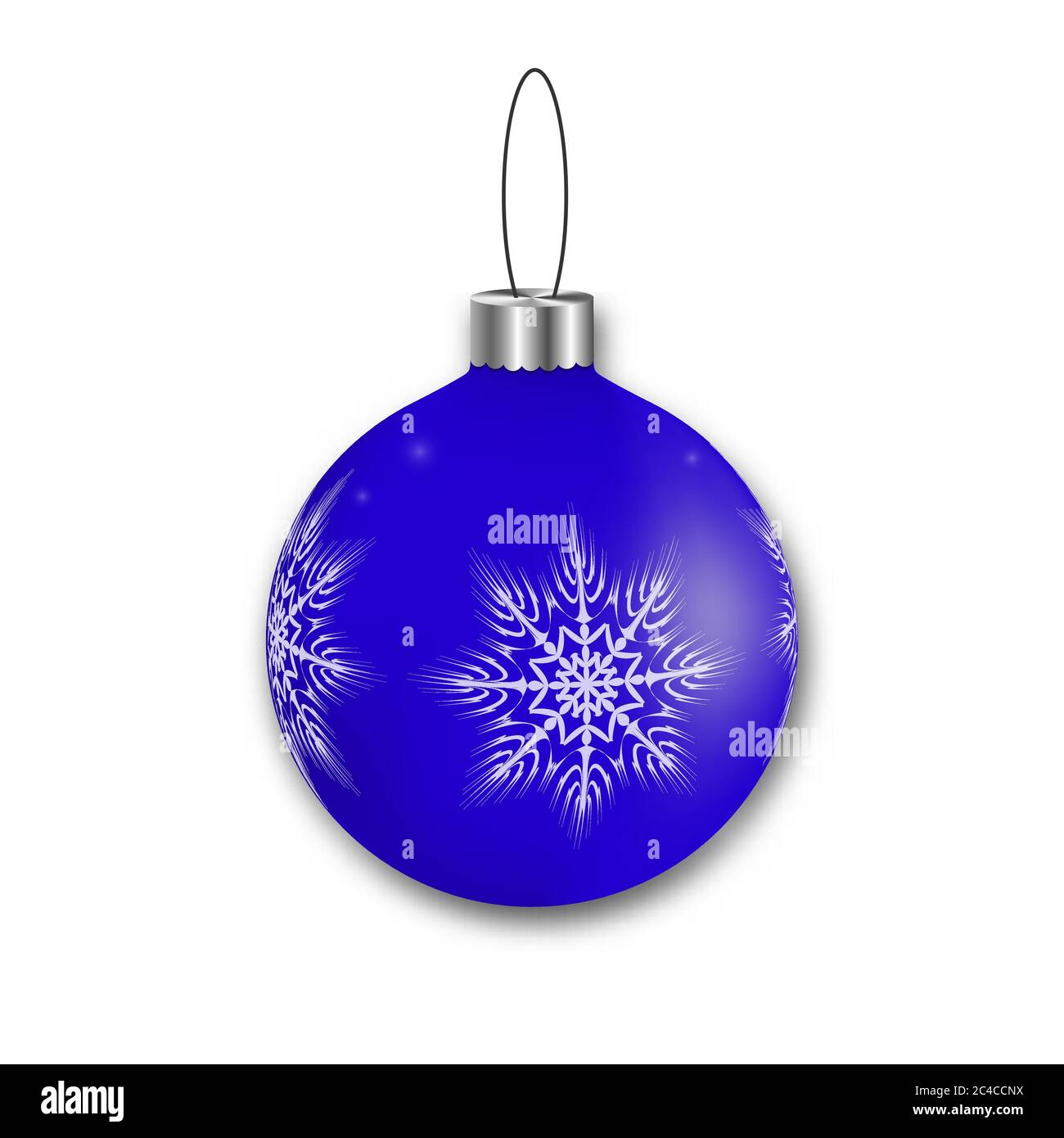 realistic shiny hanging christmas ball isolated Stock Vector Image ...