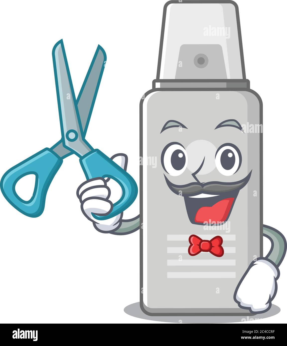 Shaving foam talented barber cartoon character design working in the ...