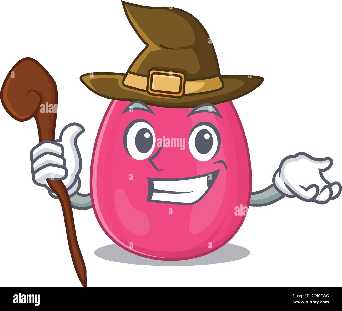 sneaky witch makeup sponge cartoon character design Stock Vector Image ...