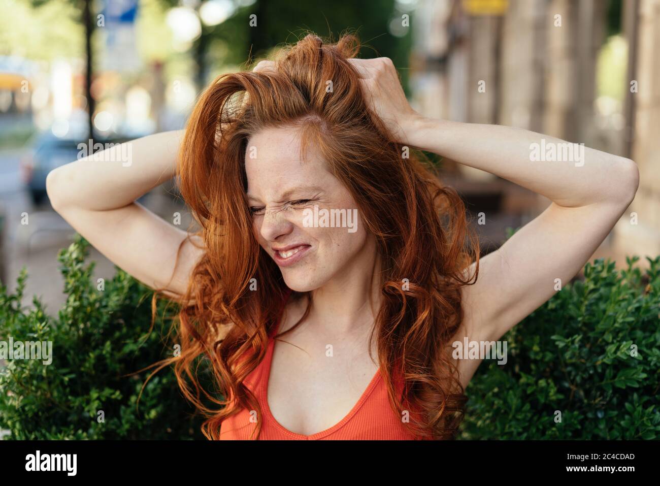 Tension look hi-res stock photography and images - Alamy