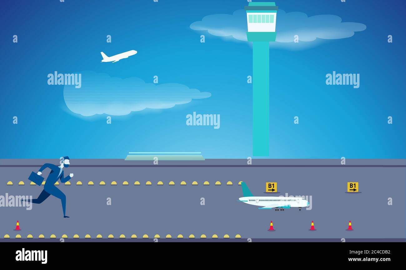 Airplane aircraft running on runway hi-res stock photography and images ...