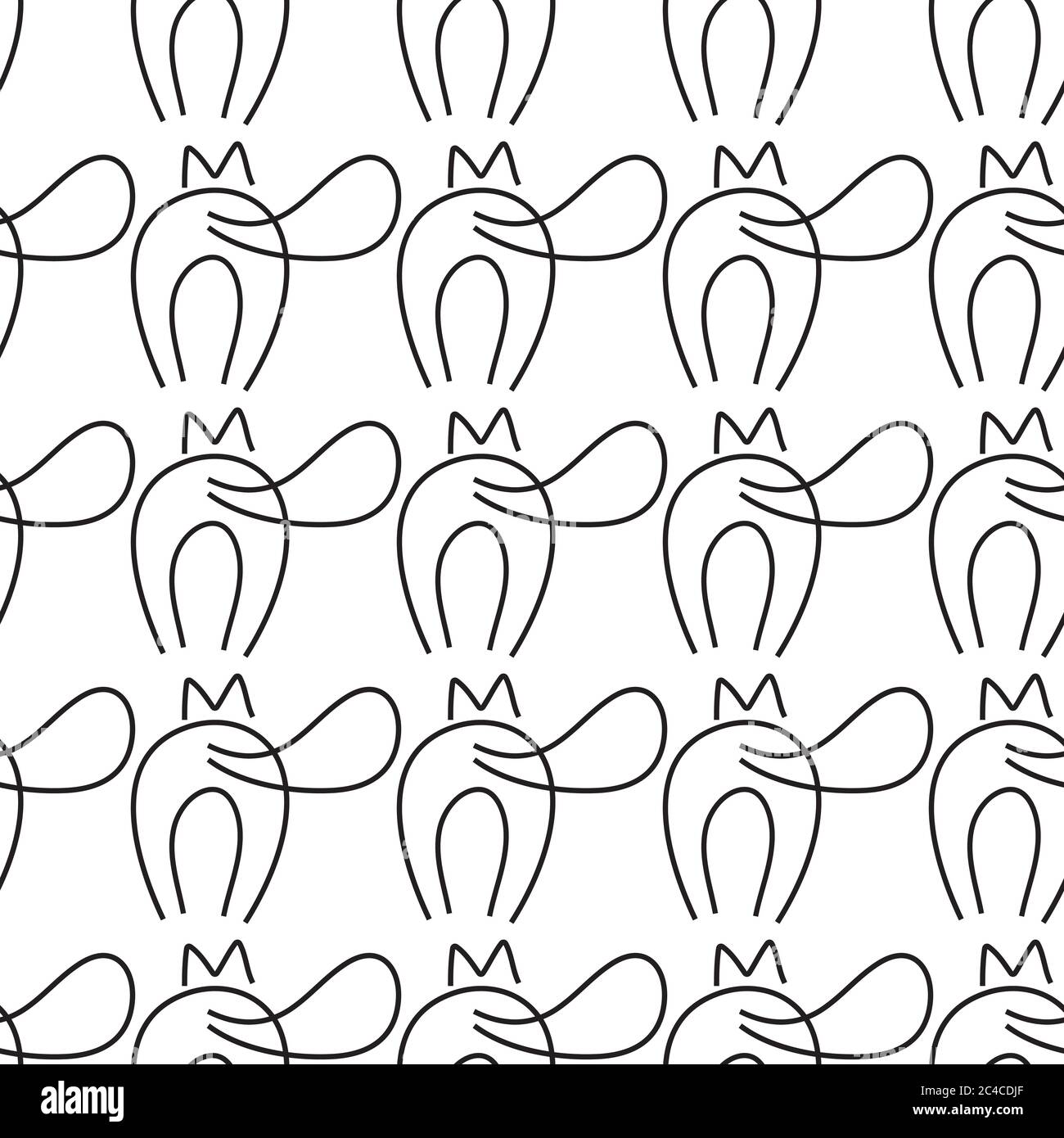 Cats with stripes Black and White Stock Photos & Images - Alamy