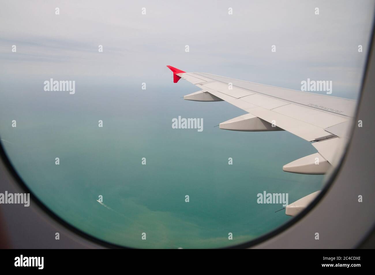 Aerial View from a Plane Stock Photo - Alamy