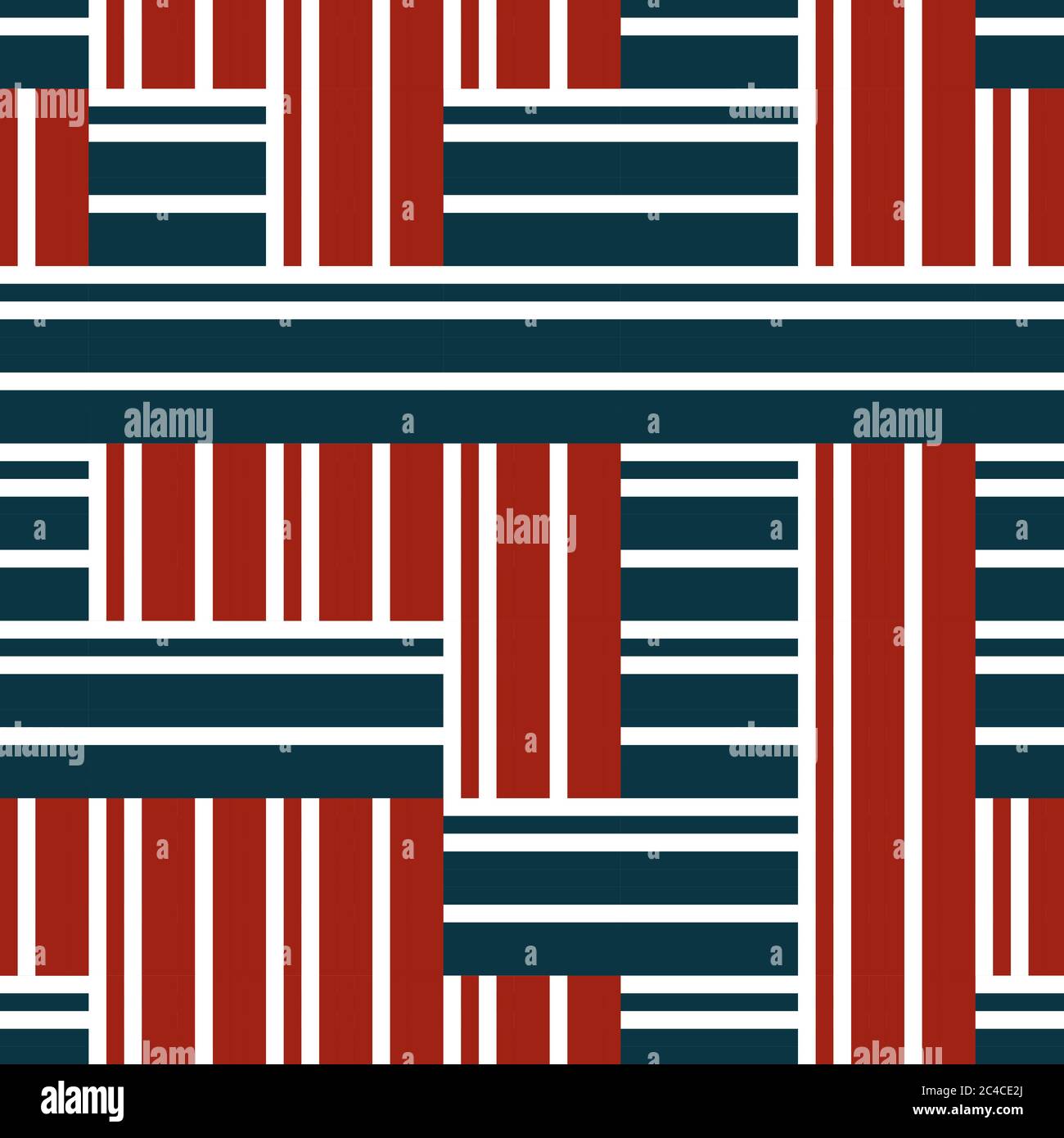 Seamless pattern with horizontal and vertical colored segments Stock ...