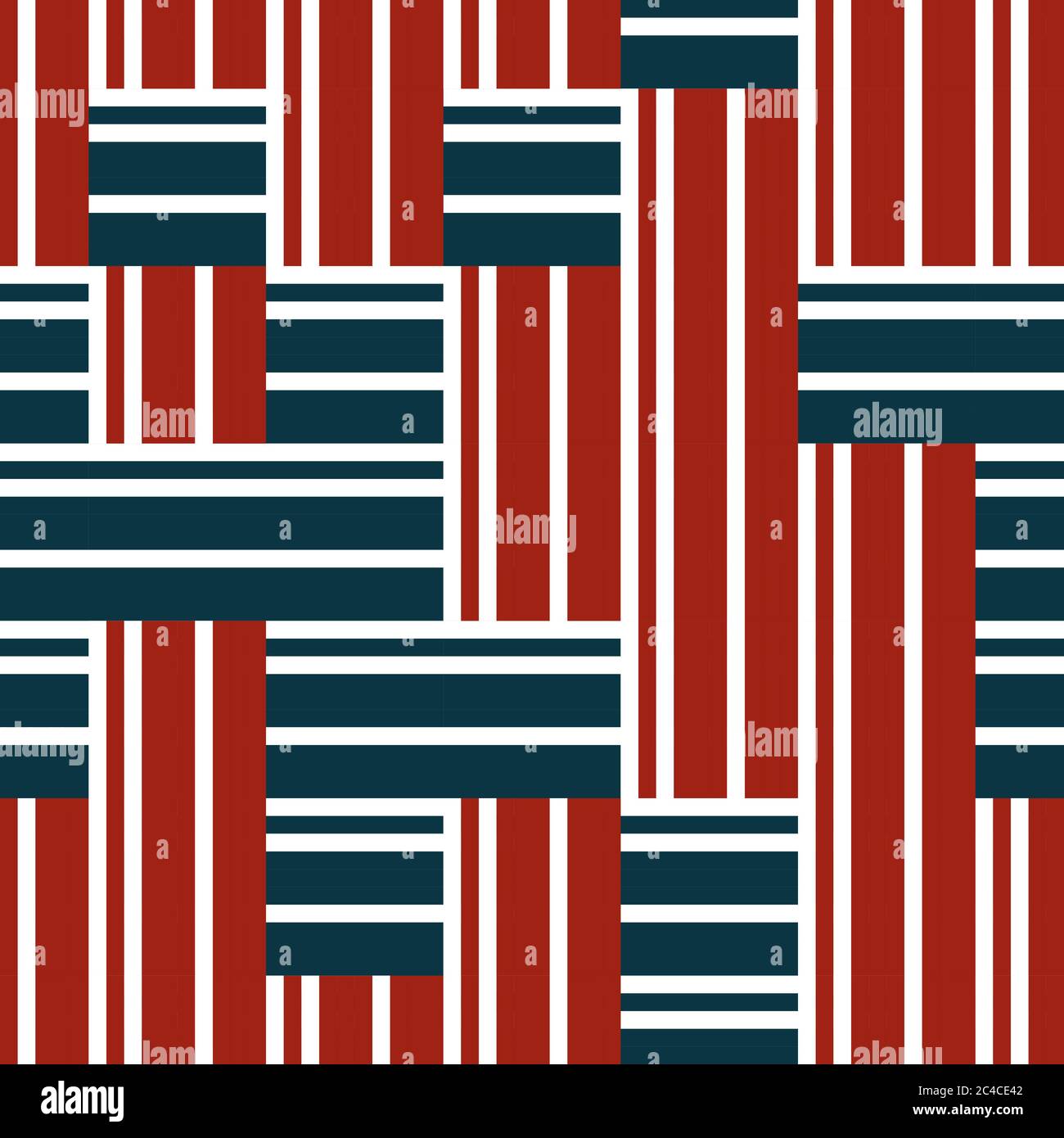 Seamless pattern with horizontal and vertical colored segments Stock ...