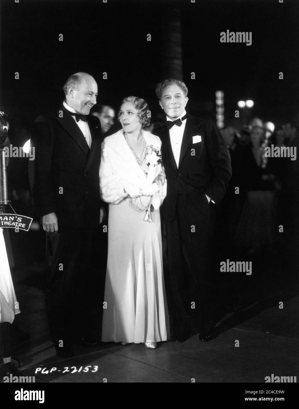CECIL B. DeMILLE MARY PICKFORD and SID GRAUMAN at the September 1932 ...