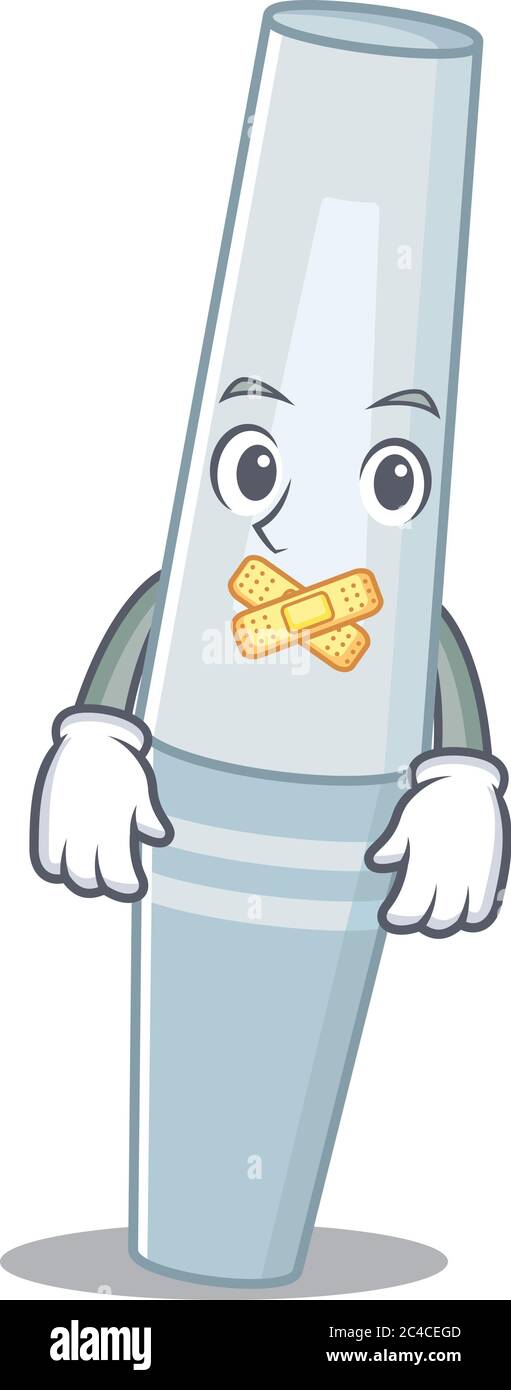 Mascara cartoon character style having strange silent face Stock Vector ...