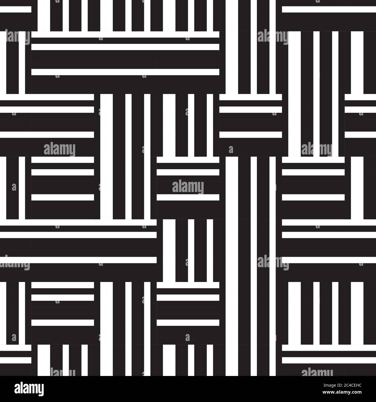 Seamless pattern with horizontal and vertical black segments Stock ...