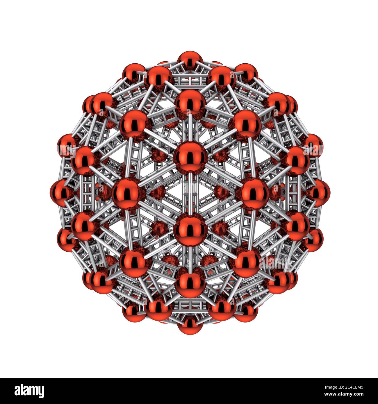 3d rendering metal molecule hi-res stock photography and images - Alamy