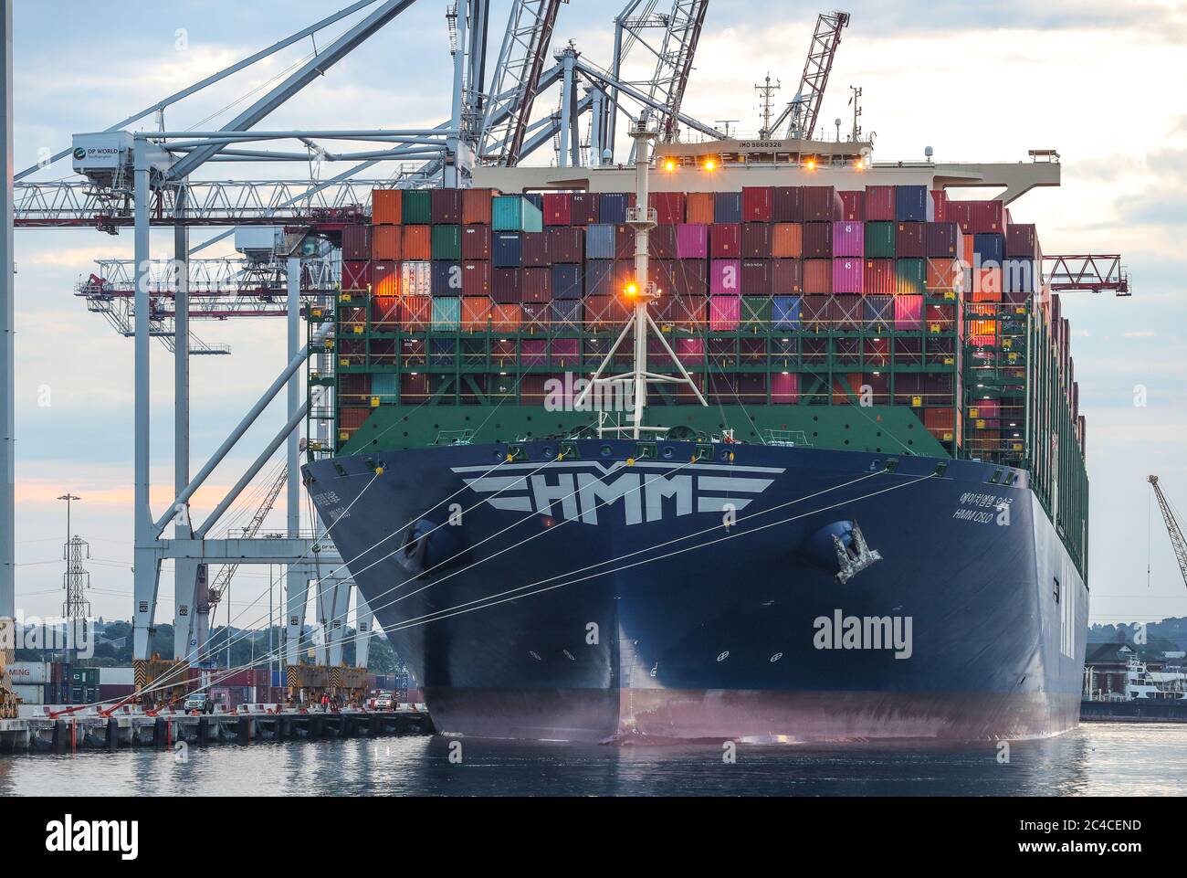 Southampton, Hampshire, UK. 26th June 2020. The biggest ship to ever ...