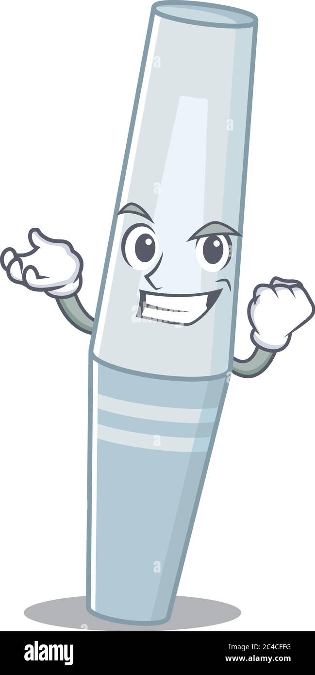 A caricature design concept of mascara with happy face Stock Vector ...