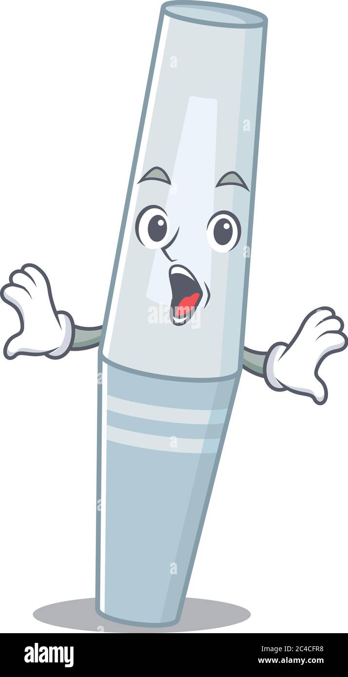 Mascara mascot design concept showing a amazed gesture Stock Vector ...