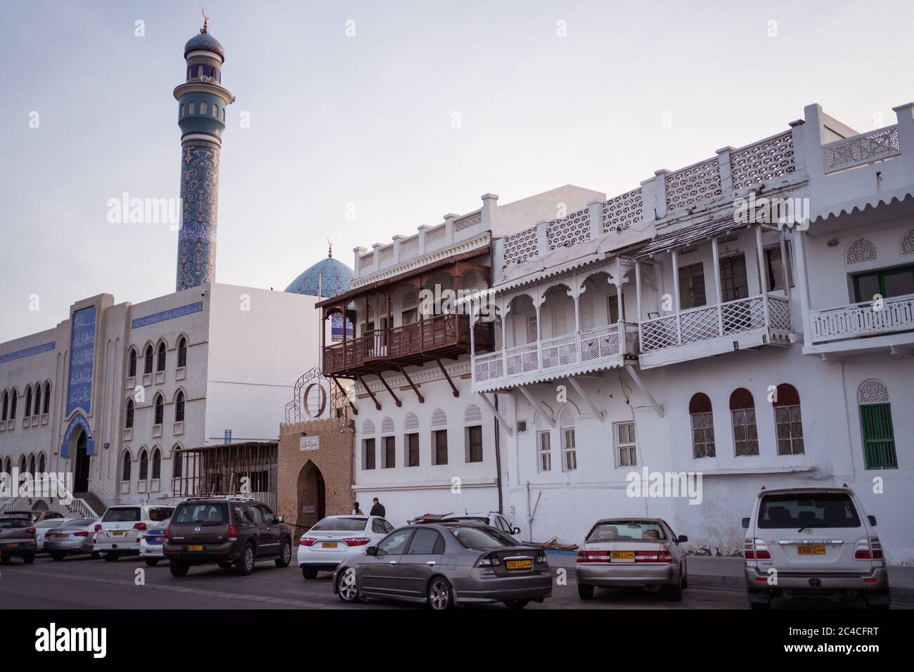 Muscat / Oman - February 15, 2020: beautiful mosque and historical ...