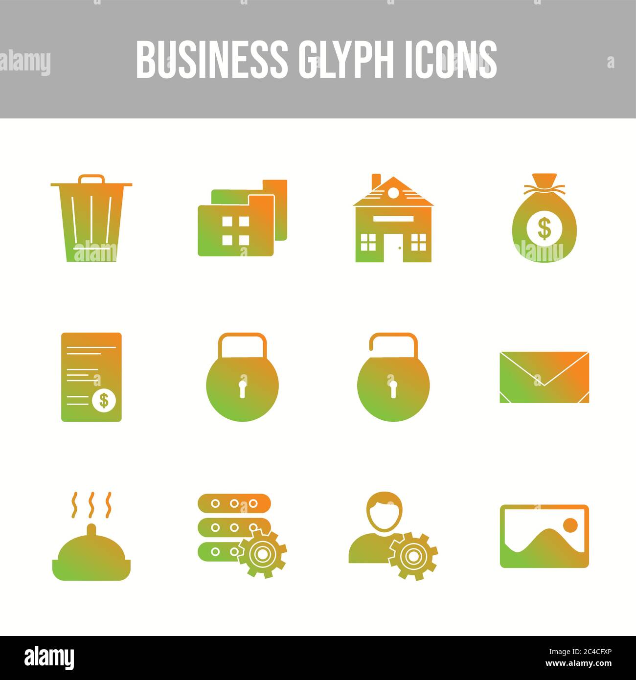 Beautiful Business vector icon set Stock Vector Image & Art - Alamy