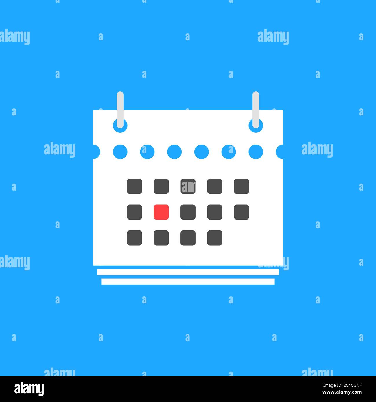 Red calendar icon holiday Stock Vector Images - Alamy