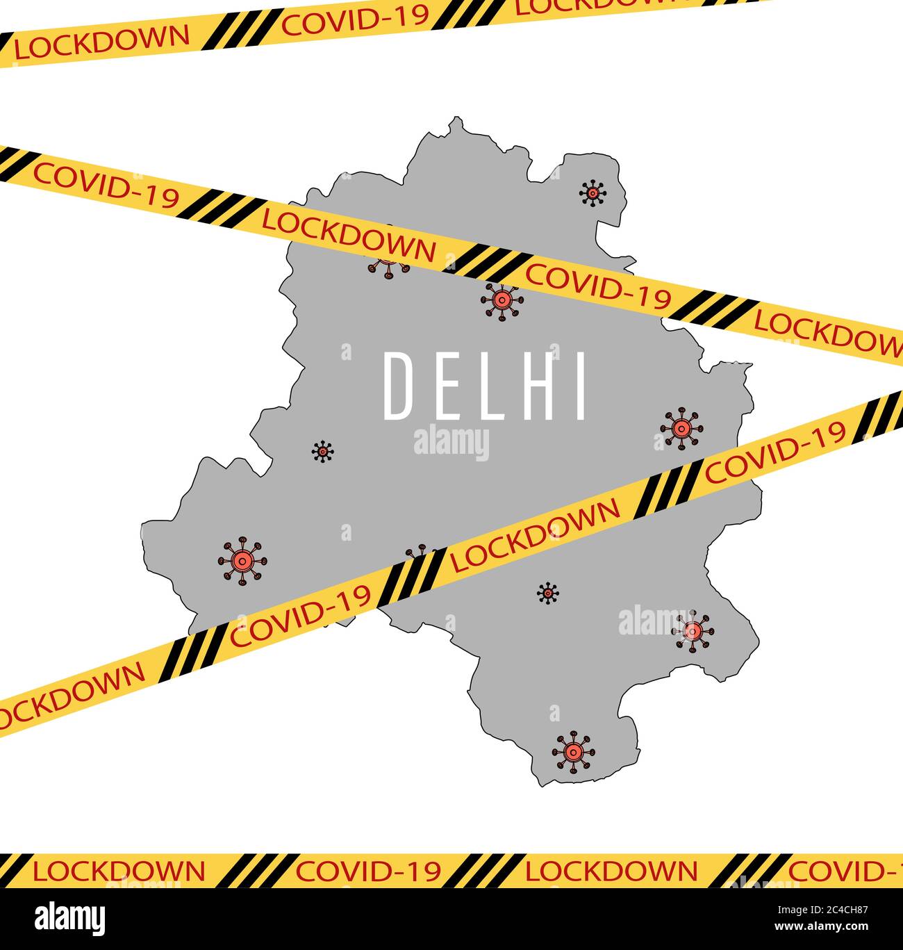 India national delhi state lockdown due to coronavirus crisis covid-19 ...