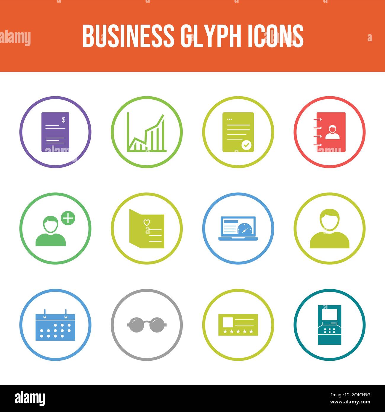 Beautiful Business vector icon set Stock Vector Image & Art - Alamy