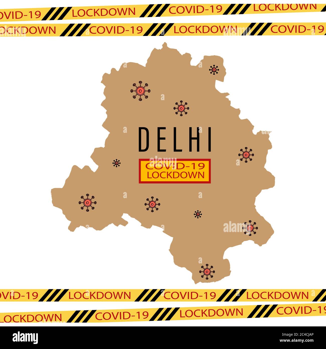 India national delhi state lockdown due to coronavirus crisis covid-19 ...