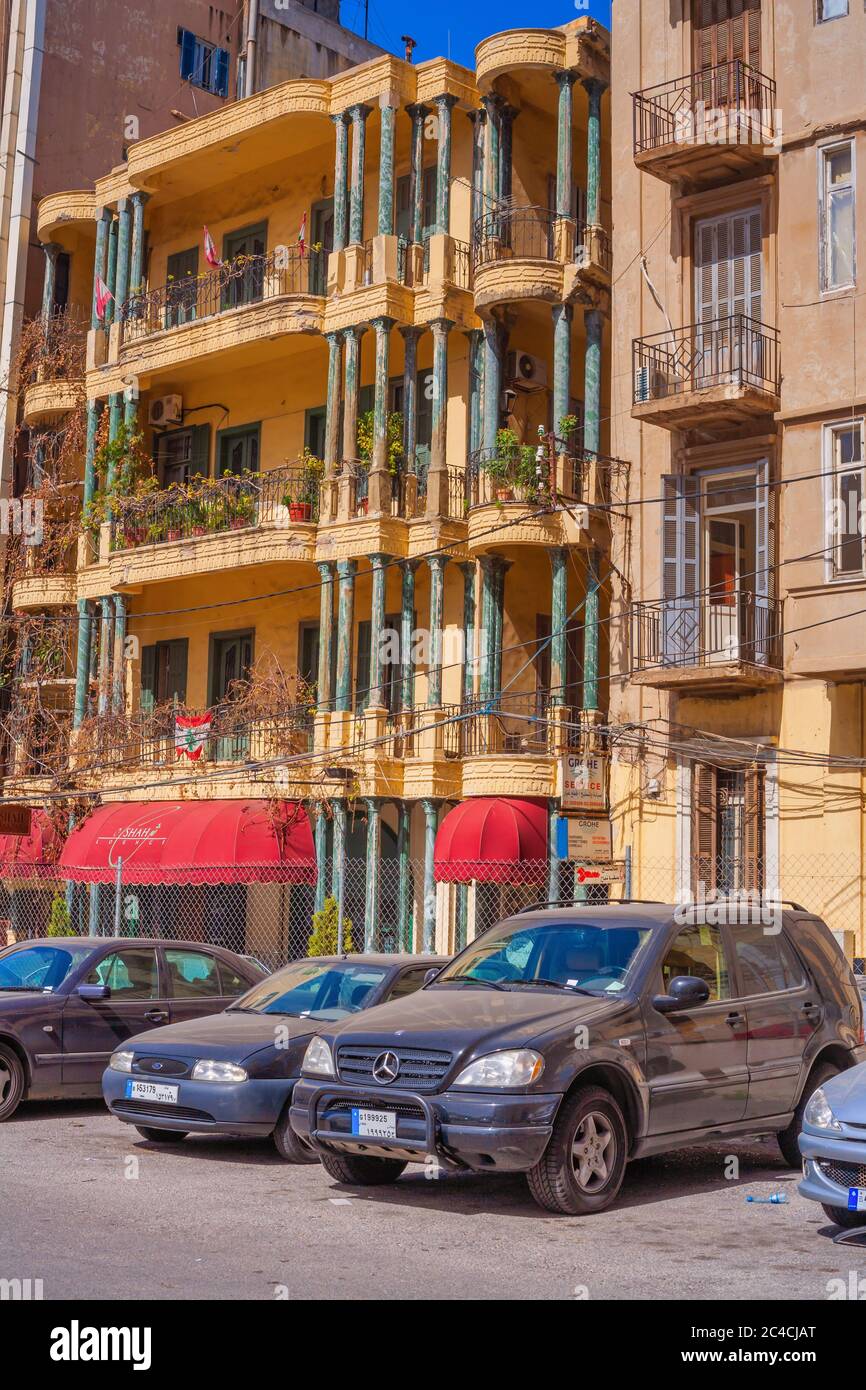 Street in old town, Beirut, Lebanon Stock Photo - Alamy