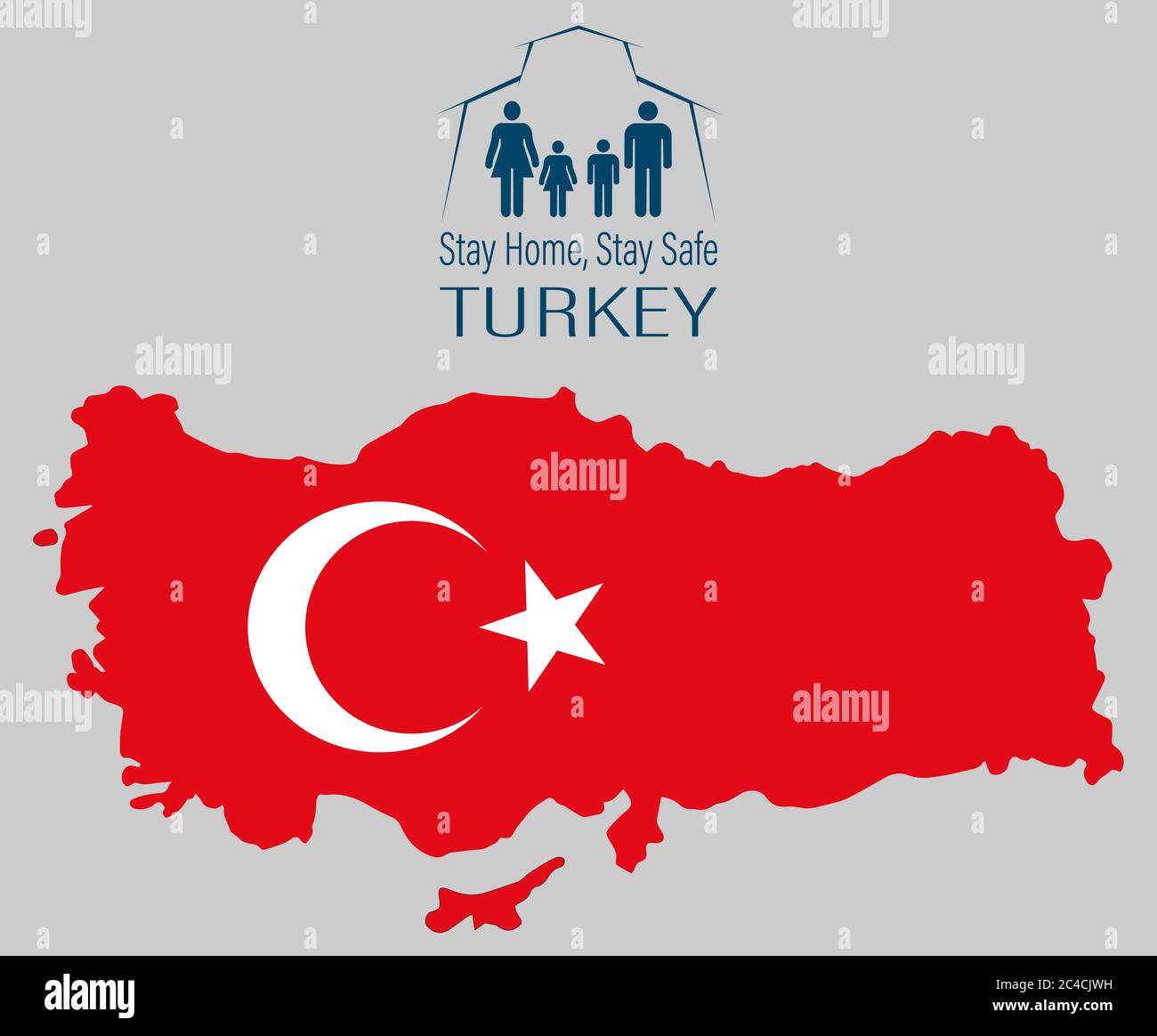 Concept Coronavirus. Turkey map. Vector Corona virus outbreak with ...