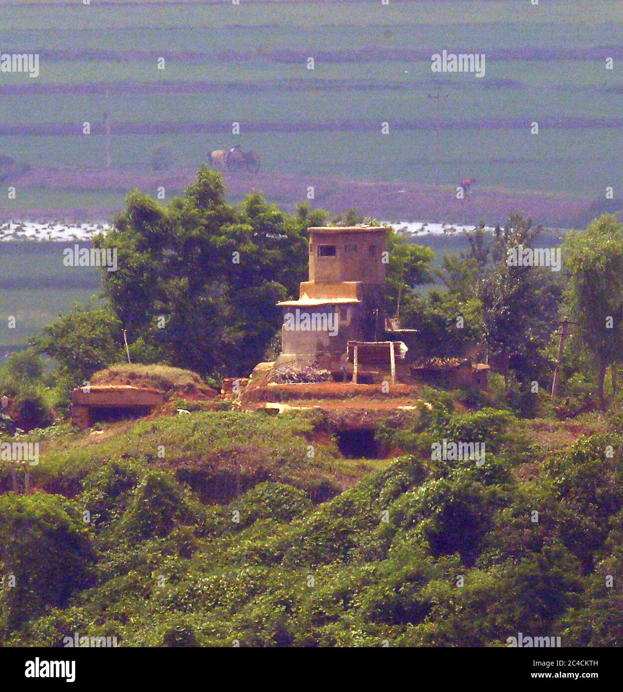 26th June, 2020. N. Korean sentry post A North Korean sentry post ...