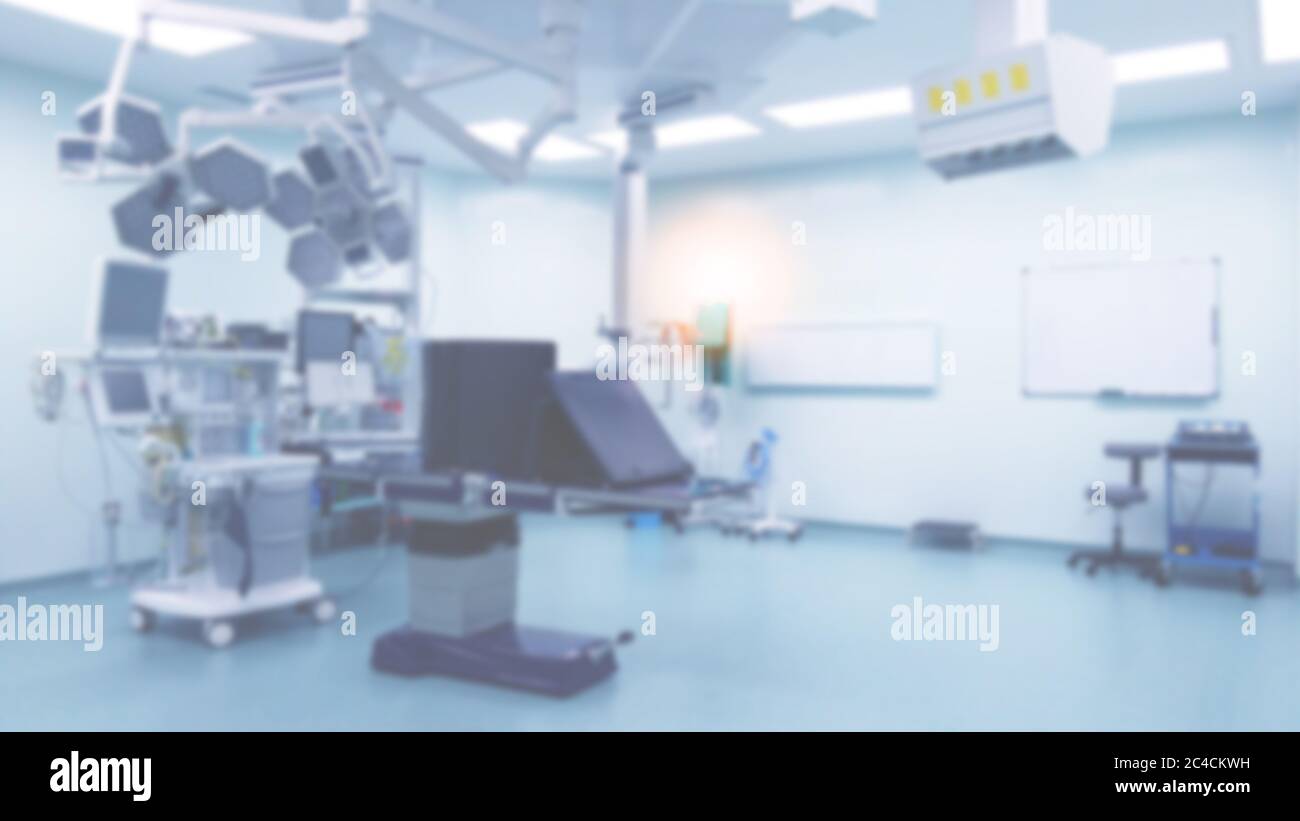 blur image inside operation theatre Stock Photo - Alamy