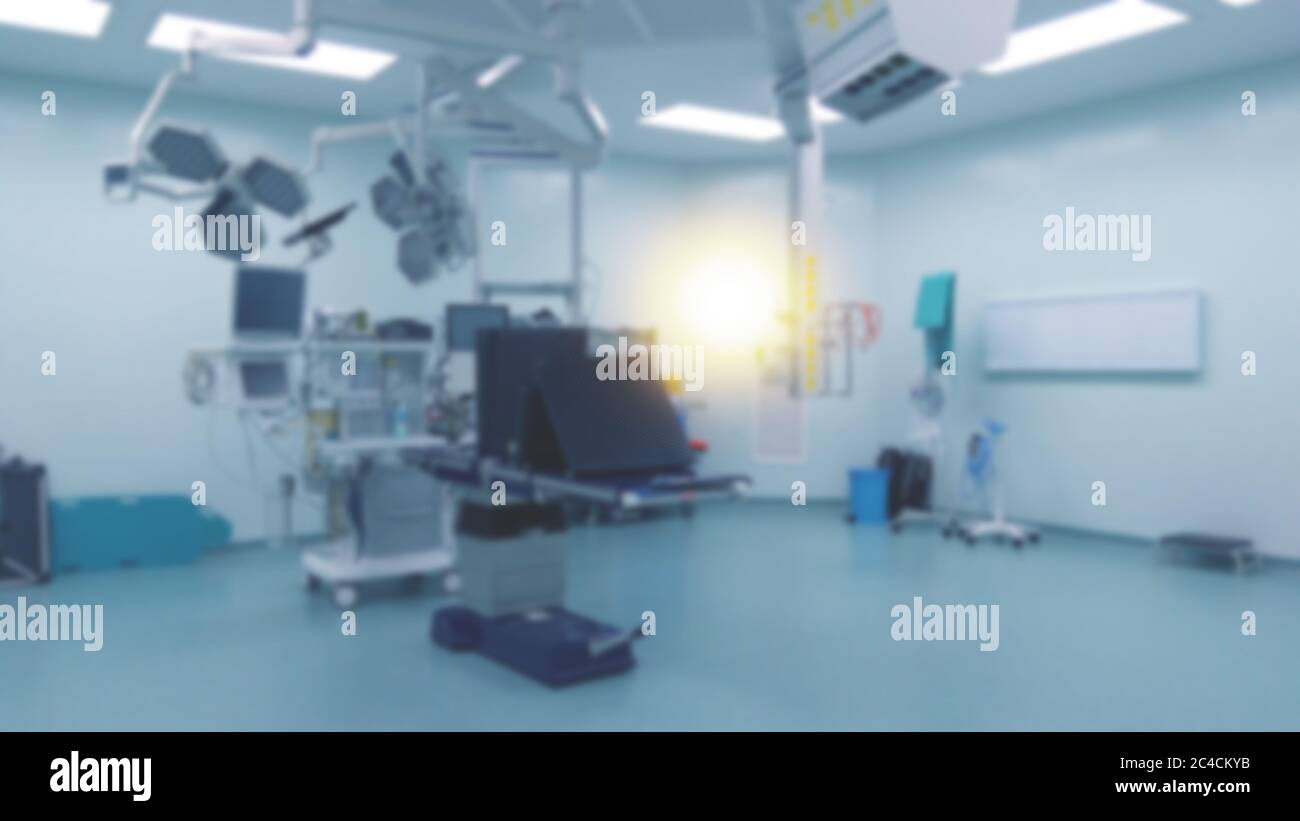 blur image inside operation theatre Stock Photo - Alamy