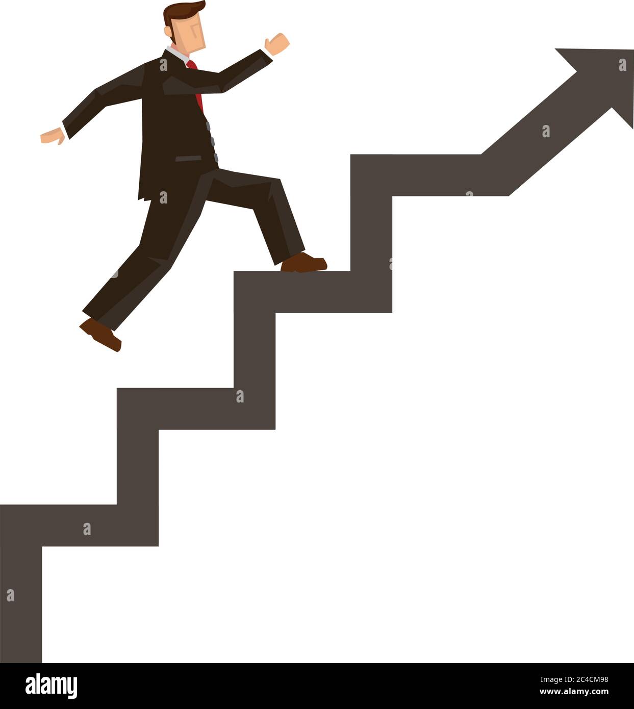 Man stepping Stock Vector Images - Alamy